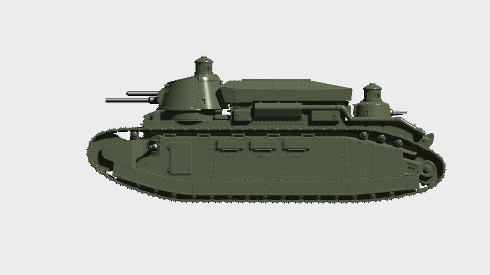Super Heavy Tank Char 2C Normandie Version – TABLETOP BATTLEFIELD ...
