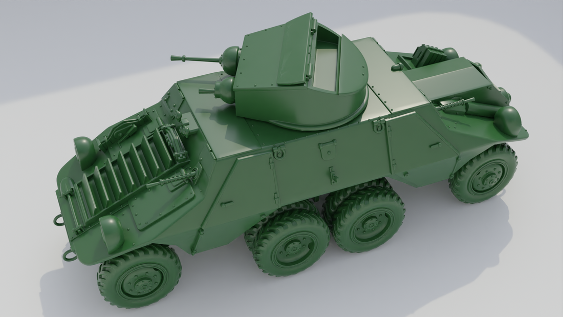 Steyr ADGZ Armoured Car – TABLETOP BATTLEFIELD TERRAIN IN 3D