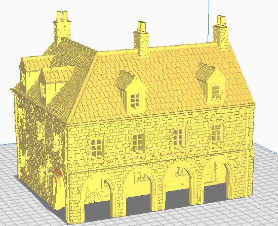 Carentan Arcade House – TABLETOP BATTLEFIELD TERRAIN IN 3D