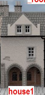 Carentan House 1 Arcade Row – TABLETOP BATTLEFIELD TERRAIN IN 3D