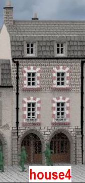 Carentan House 4 Arcade Row – TABLETOP BATTLEFIELD TERRAIN IN 3D