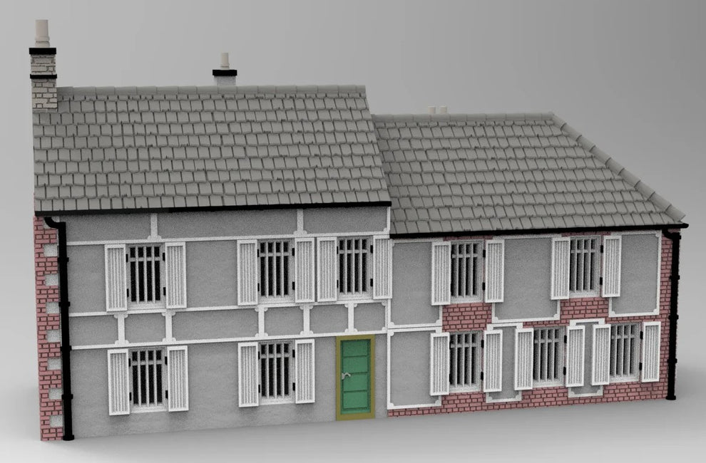 Cafe Gondree - Pegasus Bridge – TABLETOP BATTLEFIELD TERRAIN IN 3D