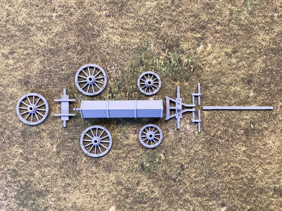 Caisson Wagon 28mm – TABLETOP BATTLEFIELD TERRAIN IN 3D