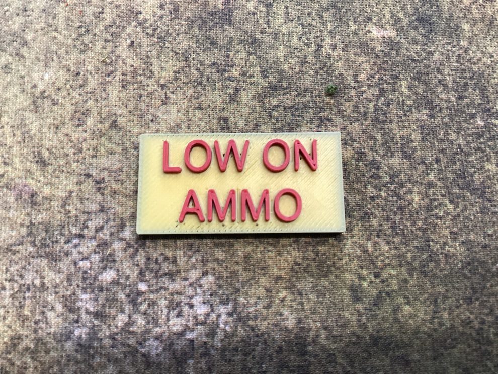Low on Ammo order chit - General de Armee 2 – TABLETOP BATTLEFIELD ...
