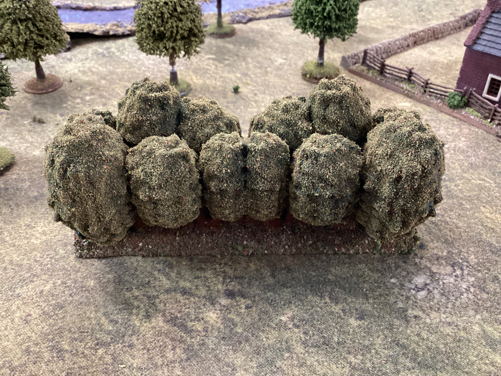 Bocage Straight Section 28mm – TABLETOP BATTLEFIELD TERRAIN IN 3D