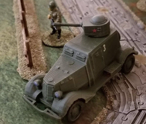 Soviet BA-20 Armoured car – TABLETOP BATTLEFIELD TERRAIN IN 3D