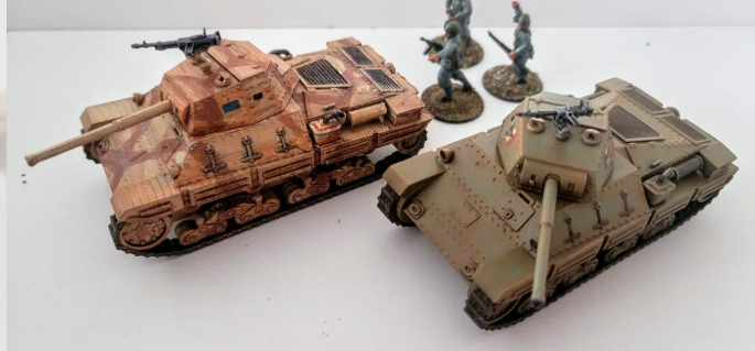 Italian P26/40 Tank – TABLETOP BATTLEFIELD TERRAIN IN 3D