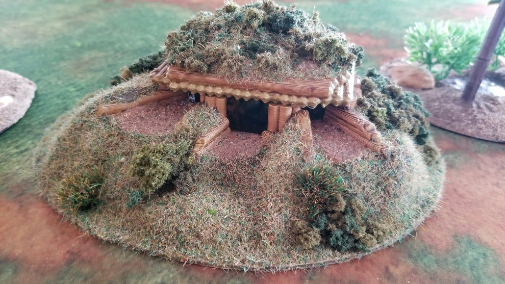 IJA Jungle Bunker- 28mm – TABLETOP BATTLEFIELD TERRAIN IN 3D